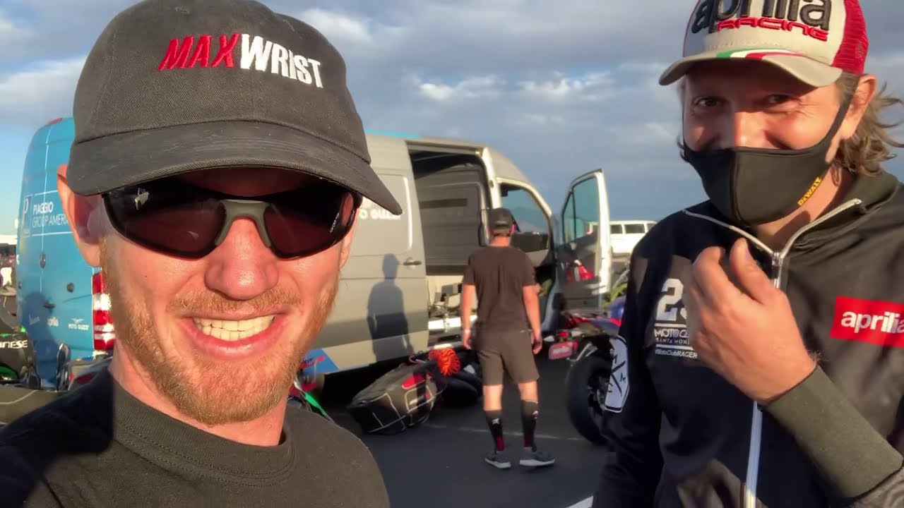 MaxWrist Live after Track Day at Chuckwalla Raceway - YouTube
