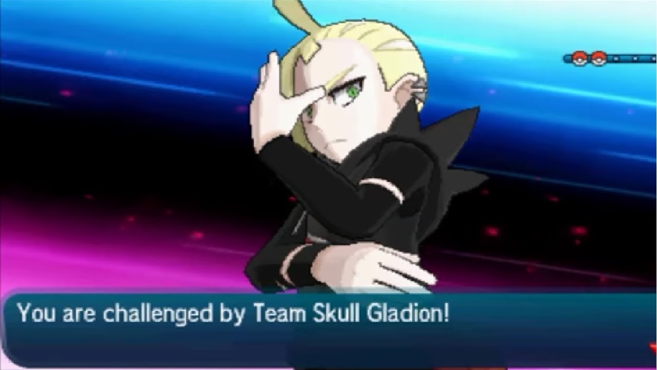 Pokemon Sun/Moon Walkthrough: Elio vs Gladion - YouTube