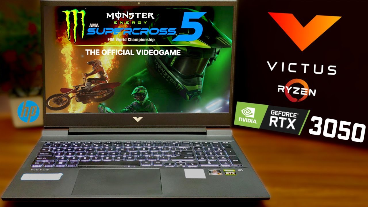 HP Victus | RTX 3050 | Monster Energy Supercross 5 | 1080p Ultra ...