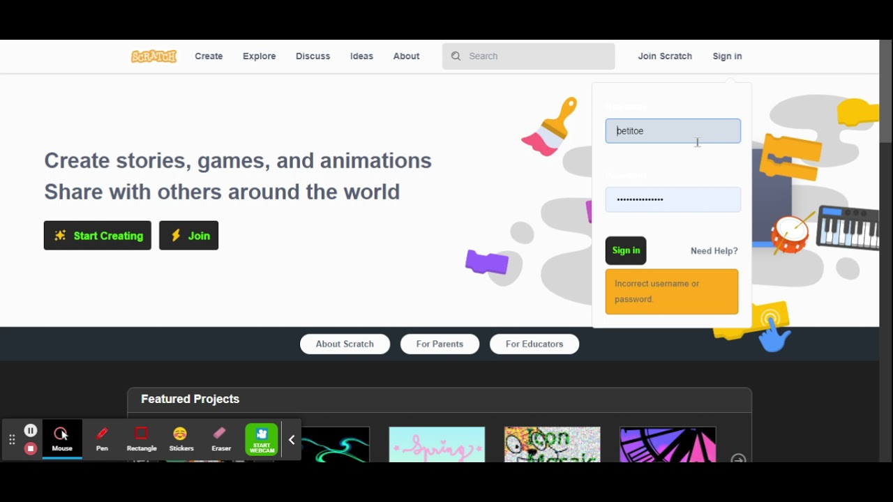 i am unbanned on scratch! - YouTube