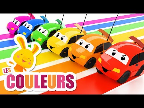 Les couleurs avec les voitures véhicules - Chansons et comptines Titounis