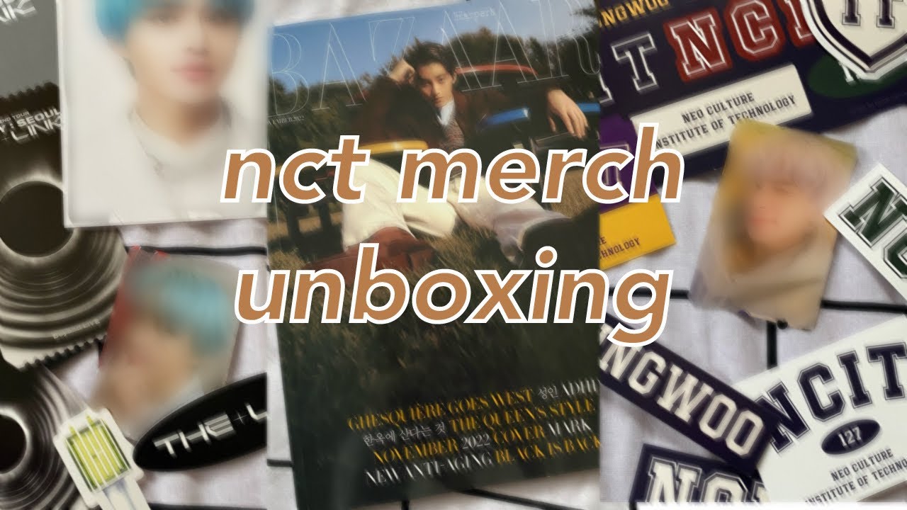 🍪Распаковка мерча nct | kpop merch unboxing - YouTube
