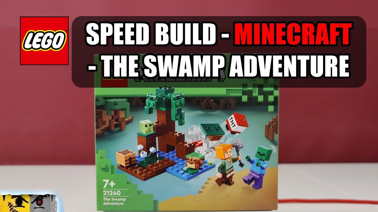 LEGO Speed Build - Minecraft - The Swamp Adventure (21240) - YouTube