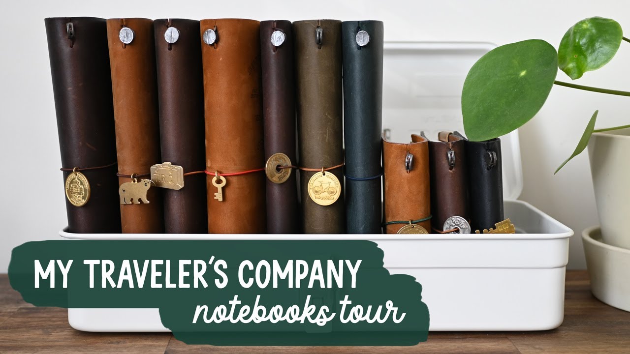 My Traveler's Company Notebooks Tour | How I use my Journals and ...