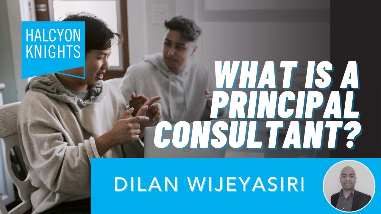 What is a Principal Consultant? Roles at Halcyon Knights. - YouTube