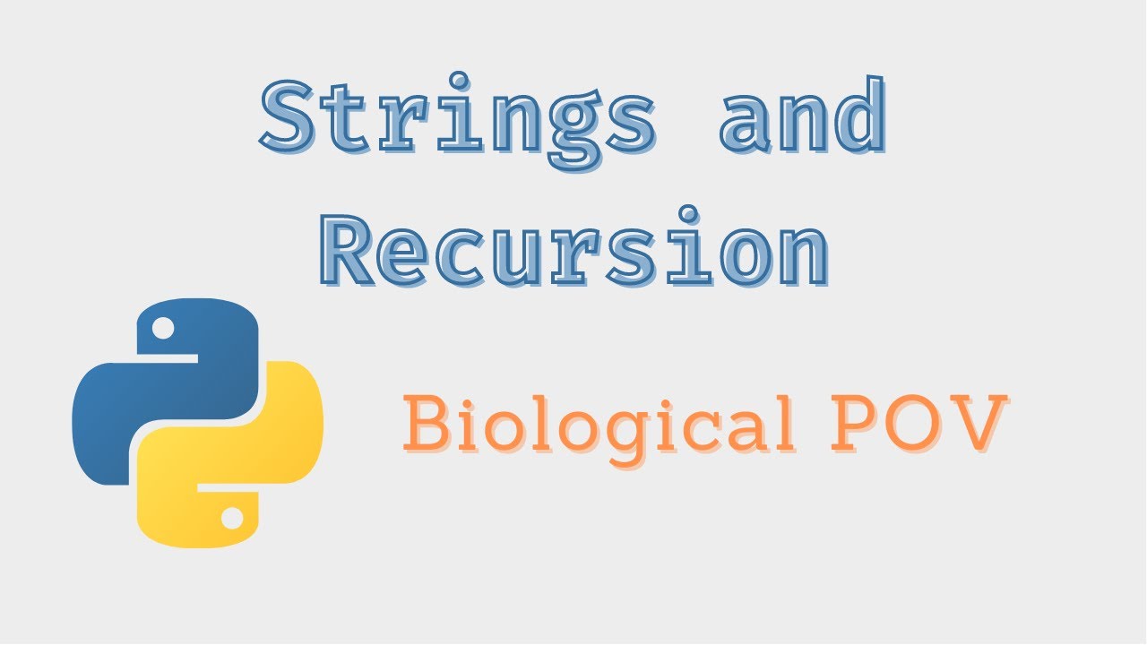 Strings and Recursion - YouTube