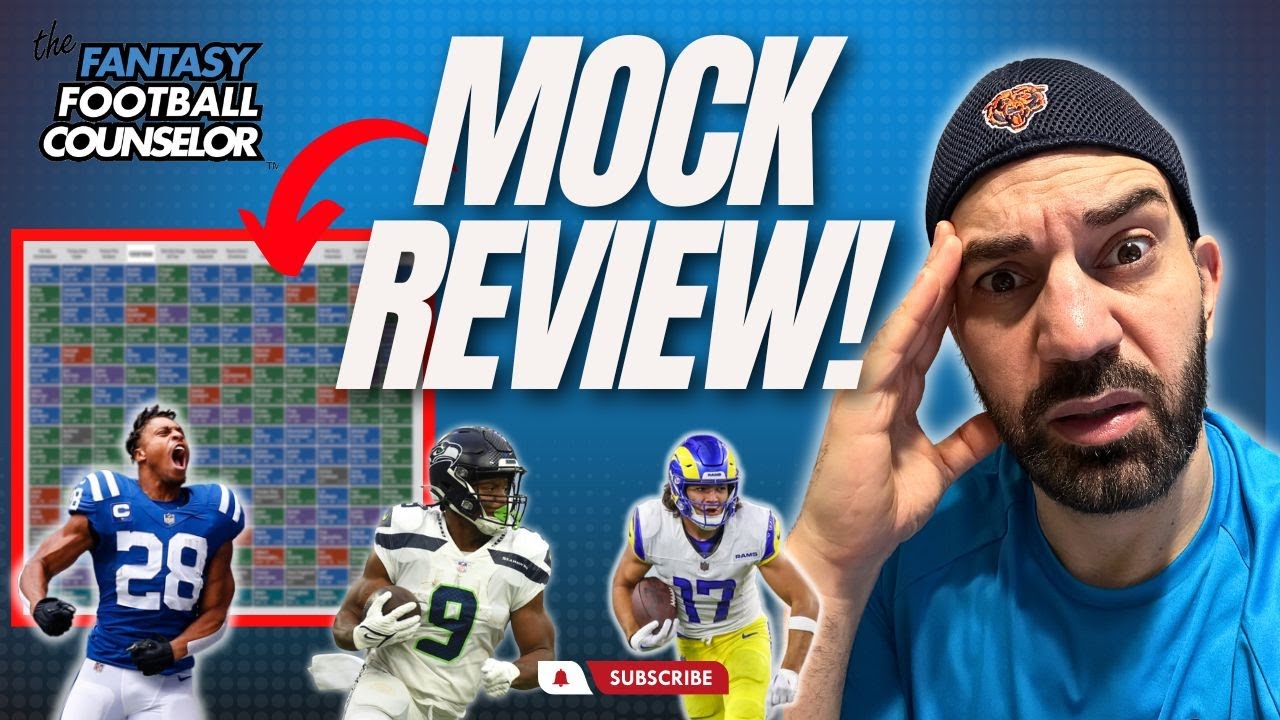 EPIC FAIL: Fantasy Football Mock Draft Review 2024! - YouTube