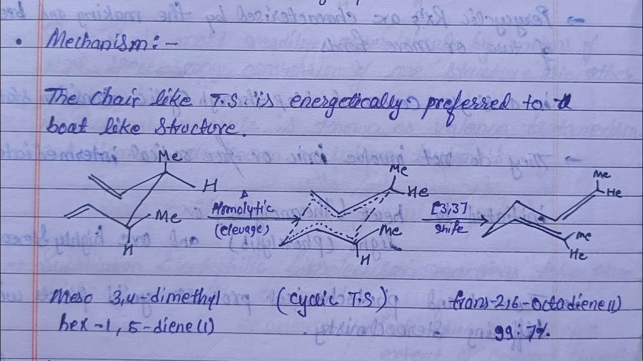 [3,3] Sigmatropic Rearrangement Reaction; Principle Classes Of ...