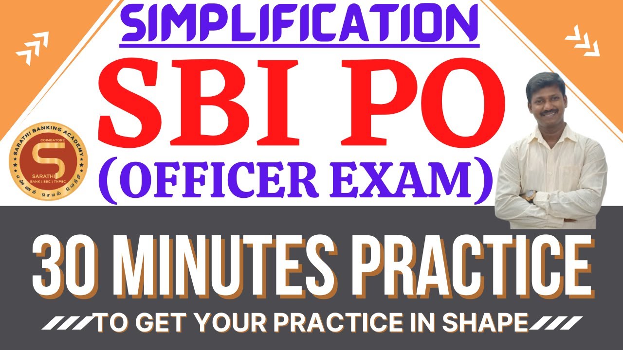 SBI PO SIMPLIFICATION | PRELIMINARY TEST | SIMPLIFICATION | BODMAS ...