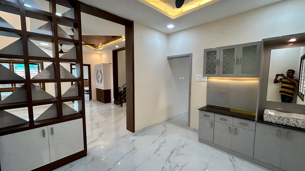 Luxury Modular Kitchen Design with Separate Utility Room & Dining Room ...