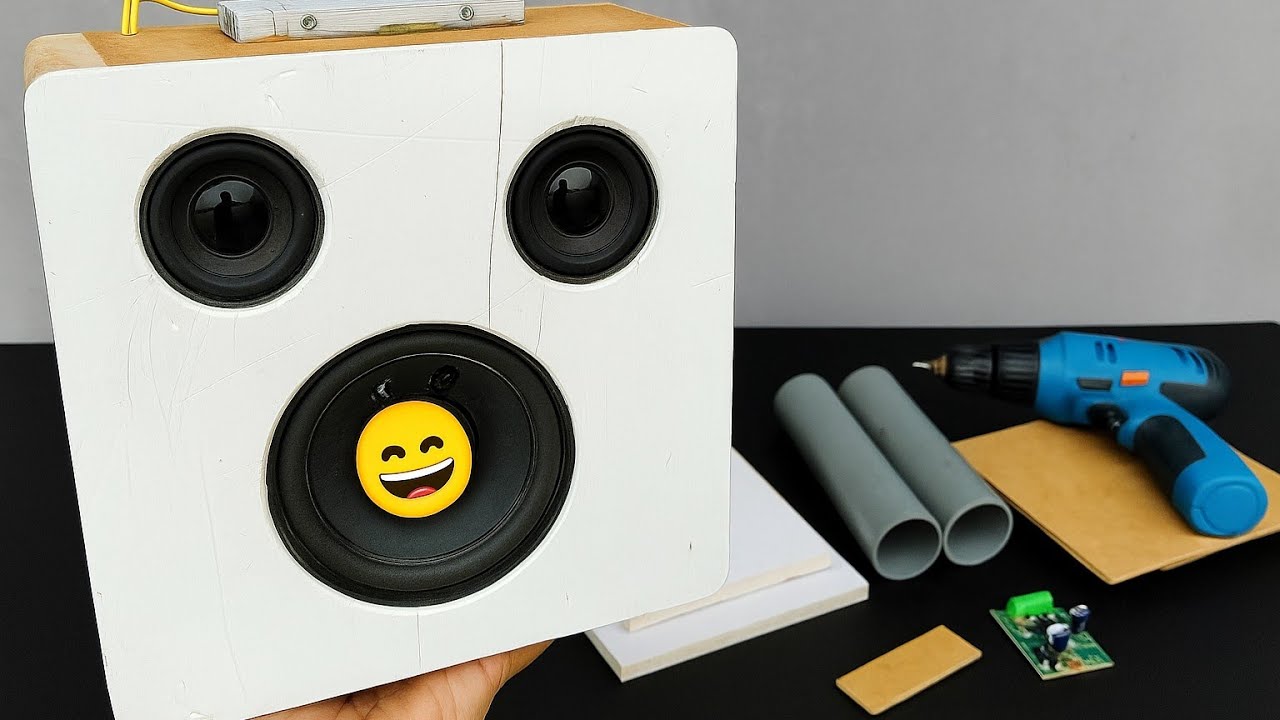 How to make powerful bluetooth speaker at home / Diy bluetooth speaker / Radon experiment - YouTube