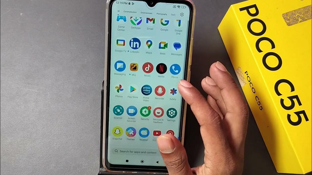 poco c50 double tap screen on,Poco c55 double tap screen on/off kaise kare - YouTube