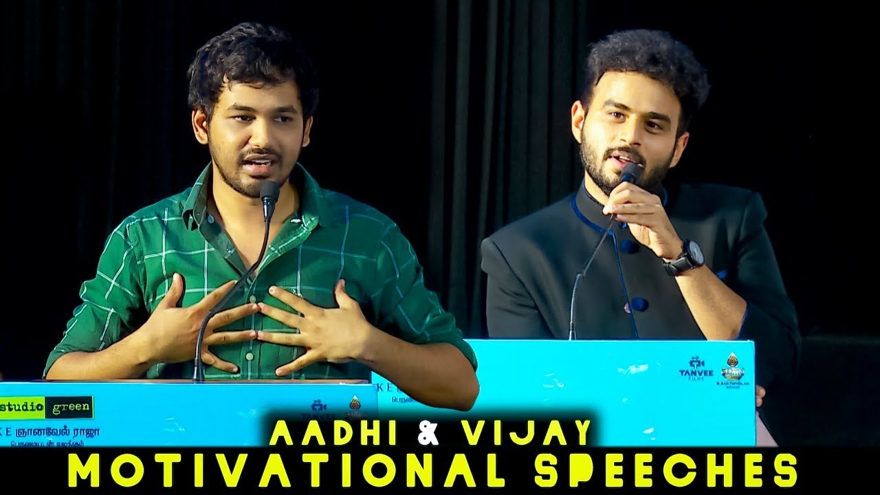 HipHop Aadhi & Mirchi Vijay Inspiring Speeches" | Mr.Local Press Meet ...
