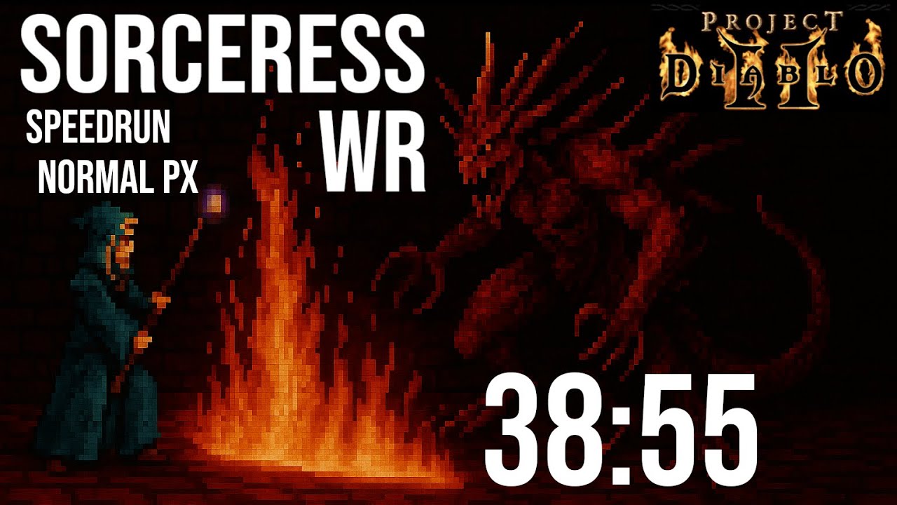👹 Sorceress WORLD RECORD [PD2] 👹 (Barracks strat) Speedrun Normal PX - YouTube