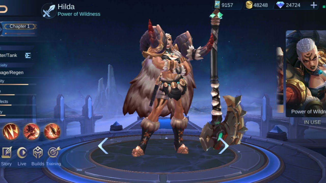 GETTING THE ( POWER OF WILDNESS ) HILDA SKIN IN DRAW | MLBB - YouTube