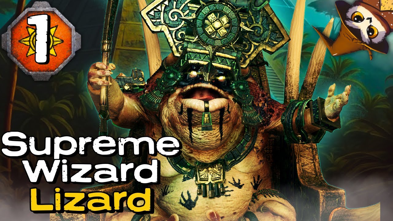 THE ULTIMATE WIZARD LIZARD WAKES! | Hexoatl Lizardmen | Total War ...