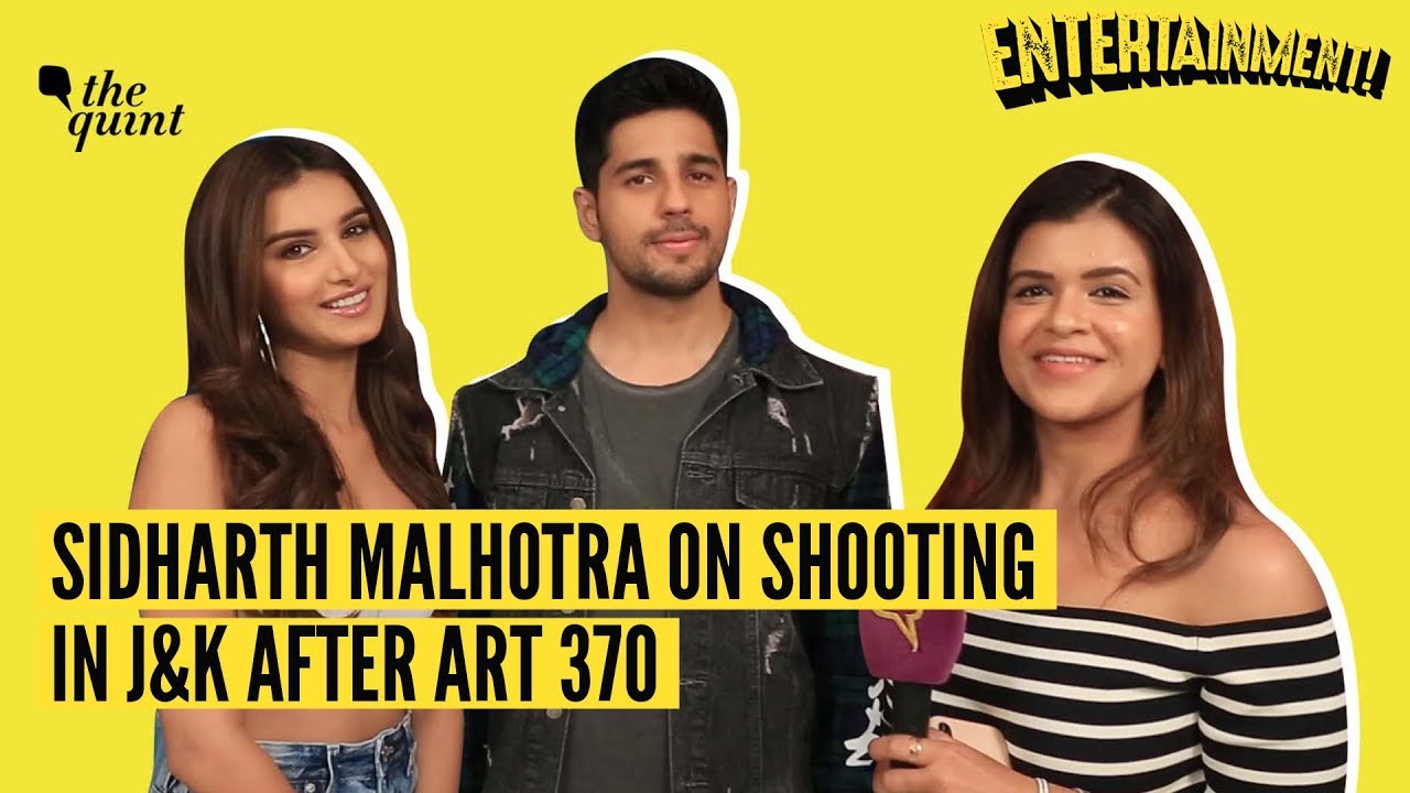 Sidharth Malhotra and Tara Sutaria on 'Marjaavaan' | The Quint - YouTube