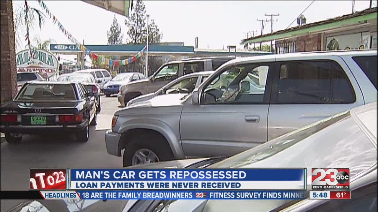 Man's car gets repossessed - YouTube