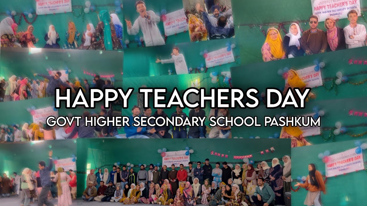 Ghss Pashkum Teacher's Day 2025 - YouTube