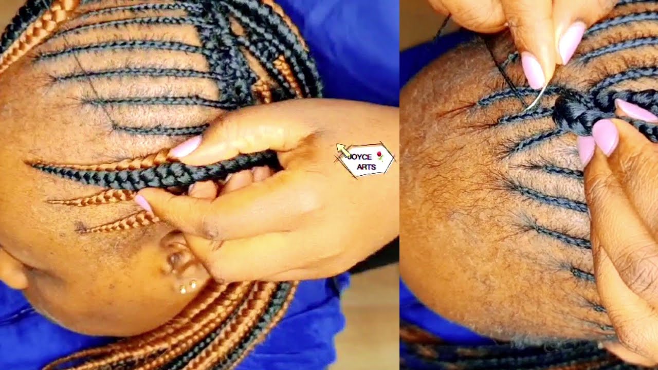 BANDIKA EXTENSIONS WEAVE-ON || CORNROWS EXTENSIONS @JOYCEARTZ - YouTube