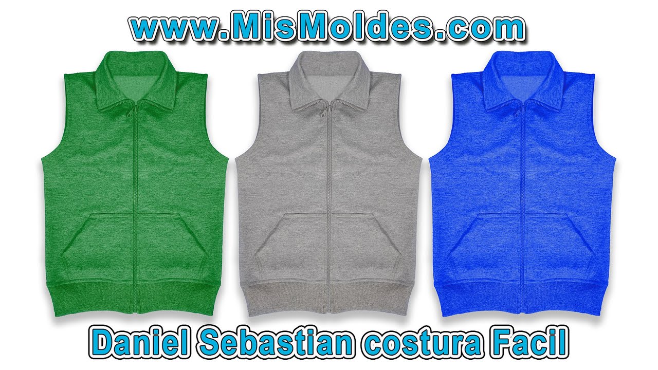 Chaleco talla 10 - MOLDE GRATIS - YouTube