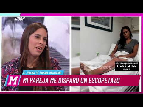 El drama de Romina Meneghini: su marido le pegó un escopetazo y sobrevivió