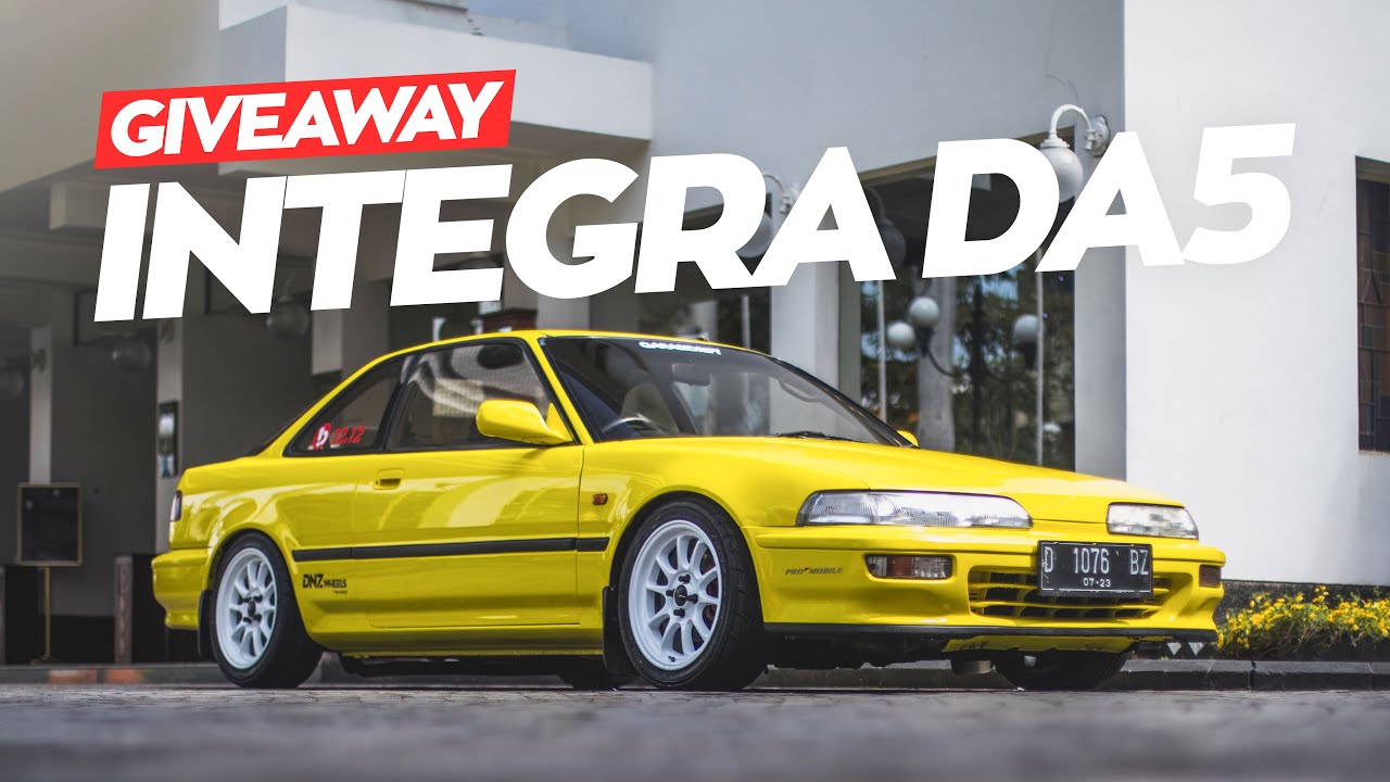 Giveaway Terakhir Garasi Drift! | Honda Integra DA5 - YouTube