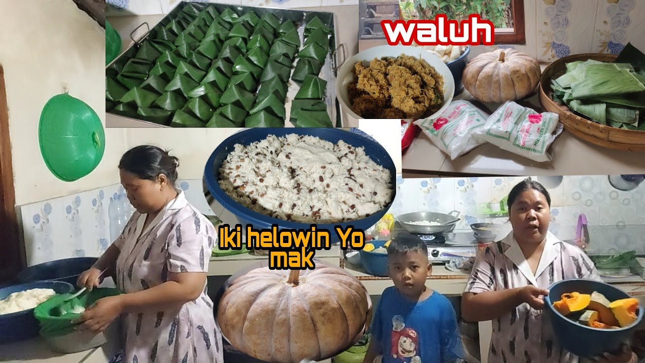 menu nya serba waluh lor Persiapan malam buat jualan pagi - YouTube