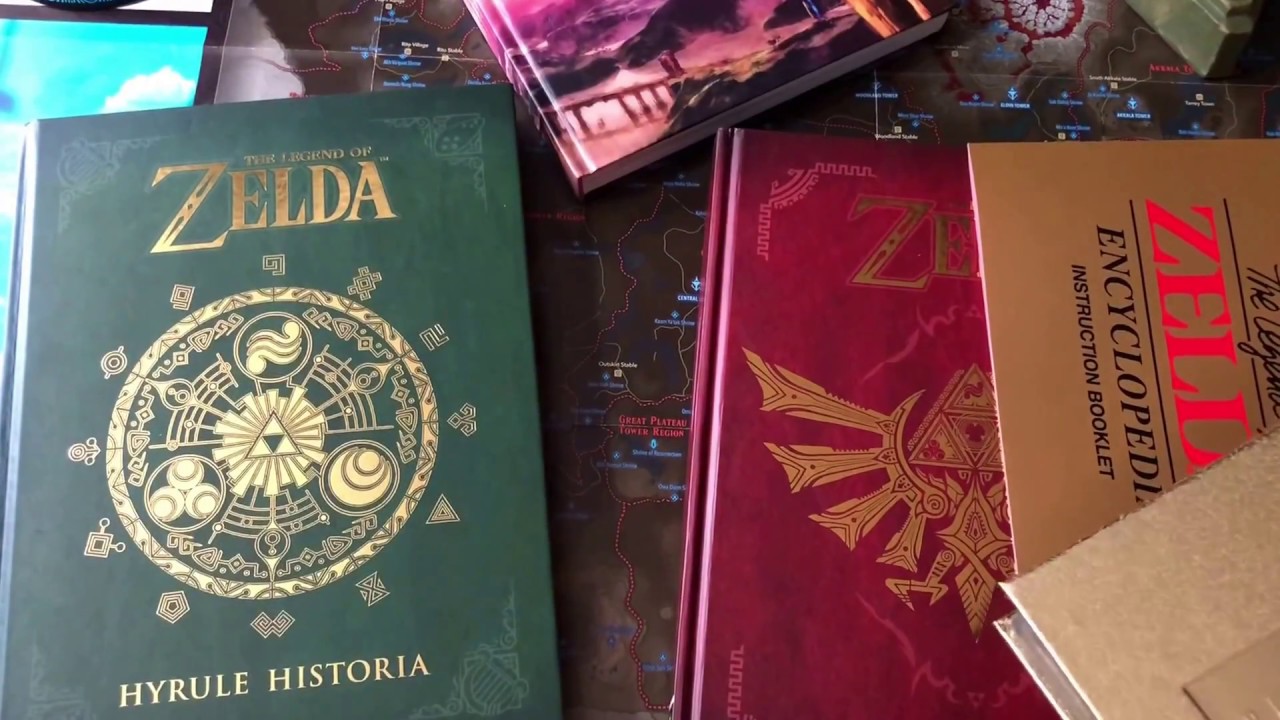 The Legend of Zelda Encyclopedia Deluxe Edition Unboxing PL - YouTube