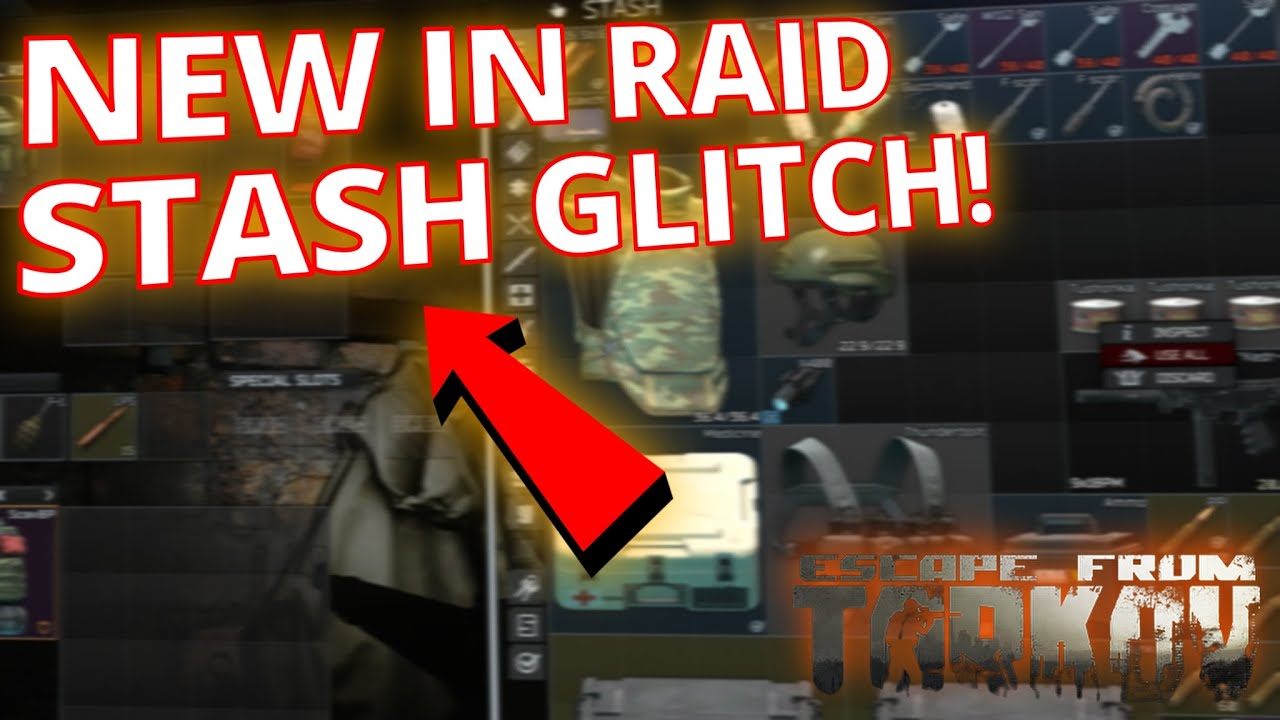 BROUGHT MY WHOLE STASH IN RAID GLITCH - ESCAPE FROM TARKOV - YouTube