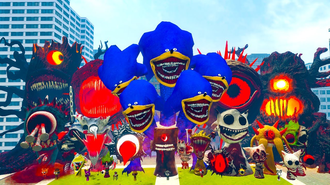 ALL PHASES 1 TO 10 OF SPRUNKI FAMILY SIZE COMPARISON IN GARRY'S MOD! P2 ...