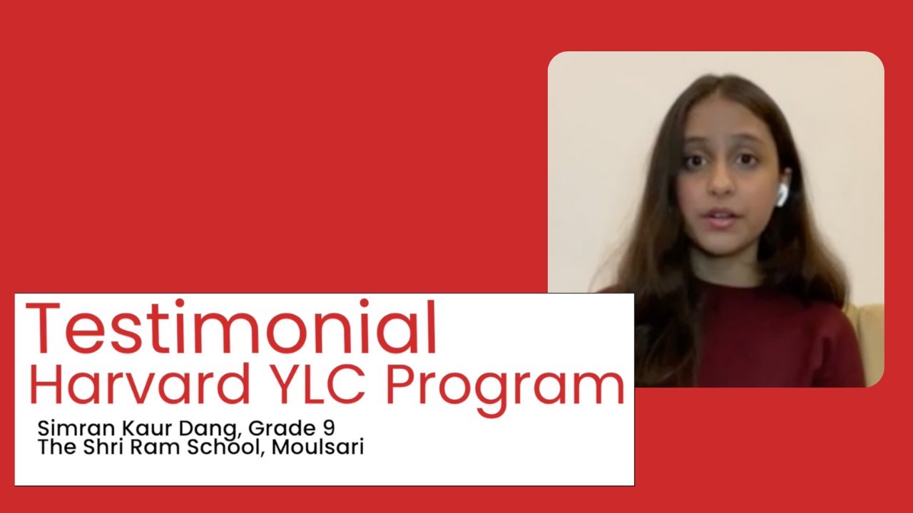 Simran, Grade 9 | Youth Lead The Change | Testimonials - YouTube