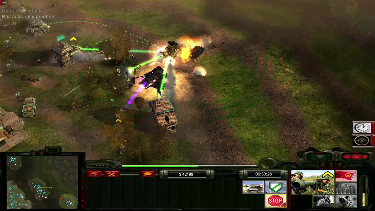 C&C Generals Contra 009 Infantry general vs Tank general [Hard](13 ...