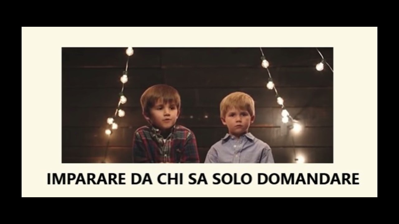 IMPARARE DA CHI SA SOLO DOMANDARE - YouTube
