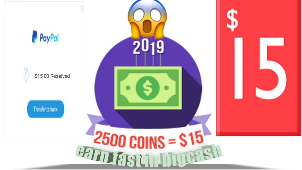 Bigcash how to earn fast in 1 week get $15 dollar - YouTube