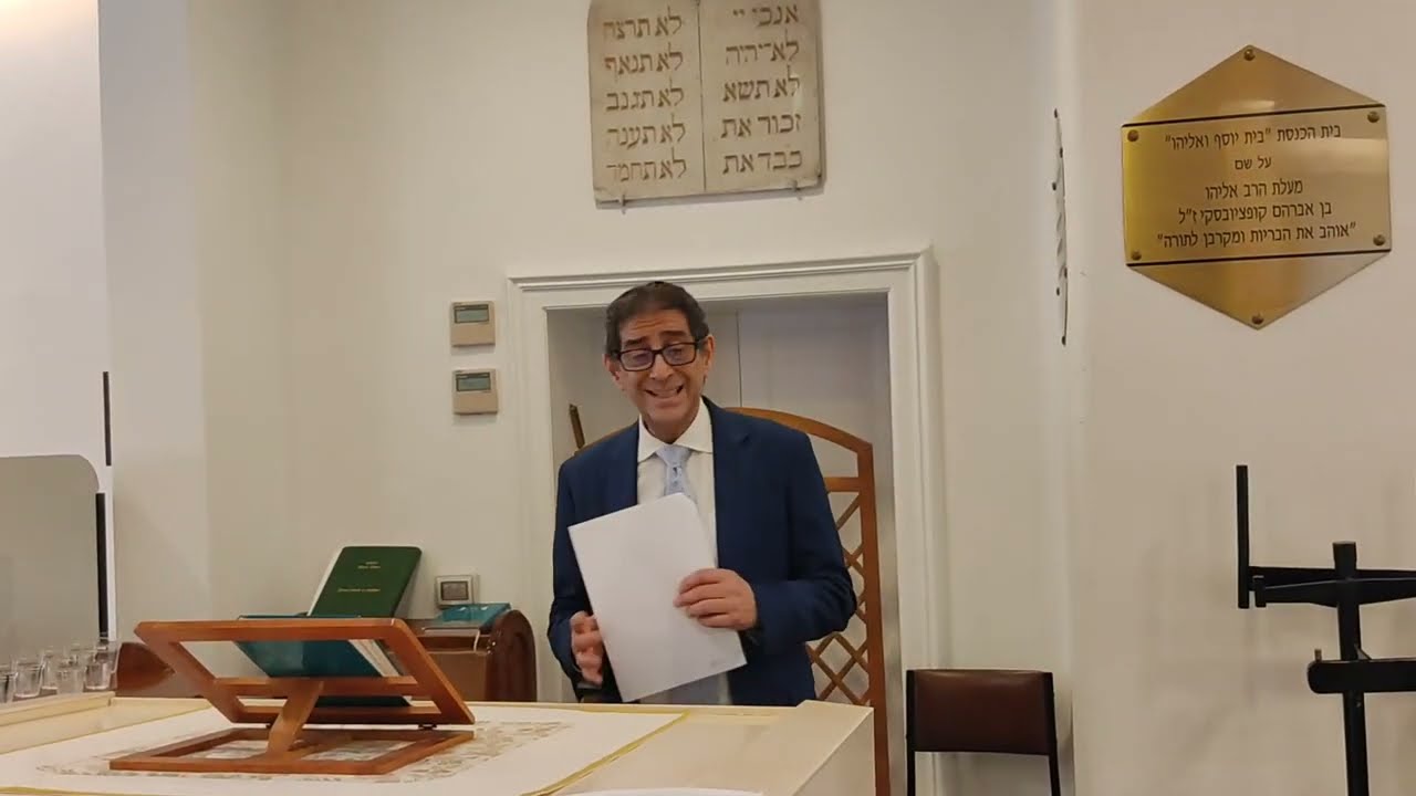 Rav A. Finzi - 60anni Tempio di via Eupili - YouTube