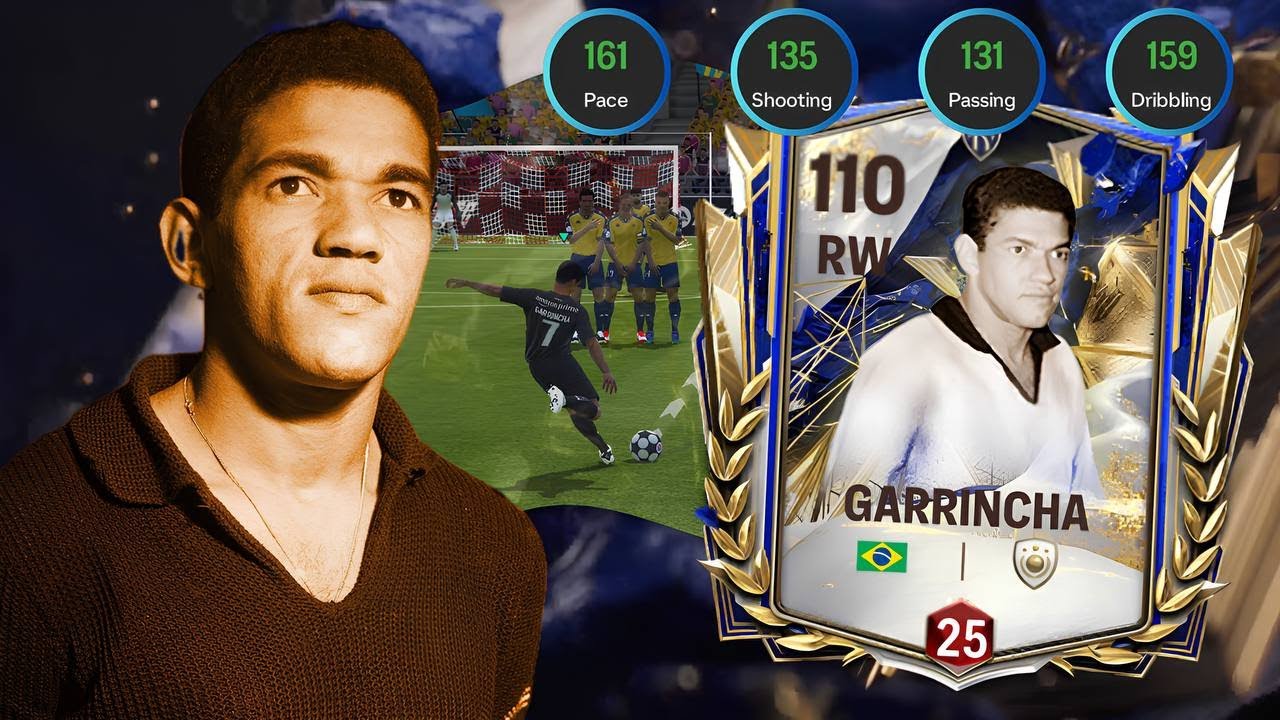 Review GARRINCHA 106 RW TOTY 25 Icons Player Fc Mobile - YouTube