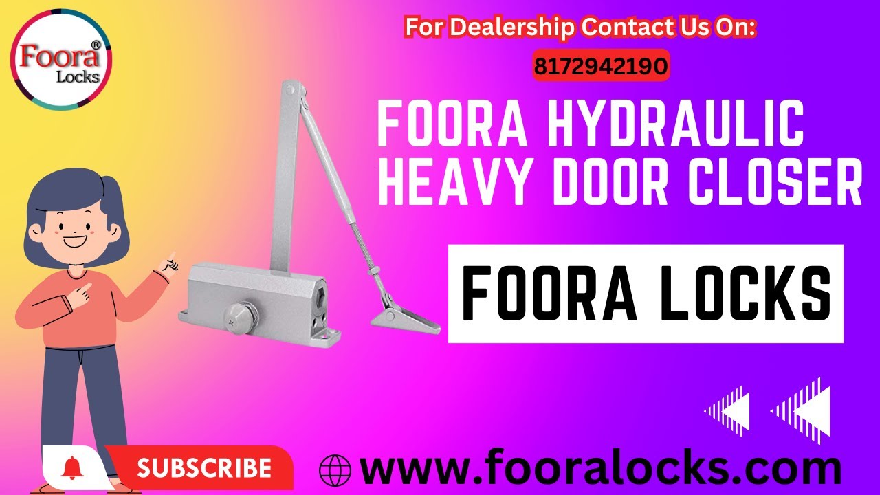 Foora Hydraulic Door Closer |Foora Locks| - YouTube