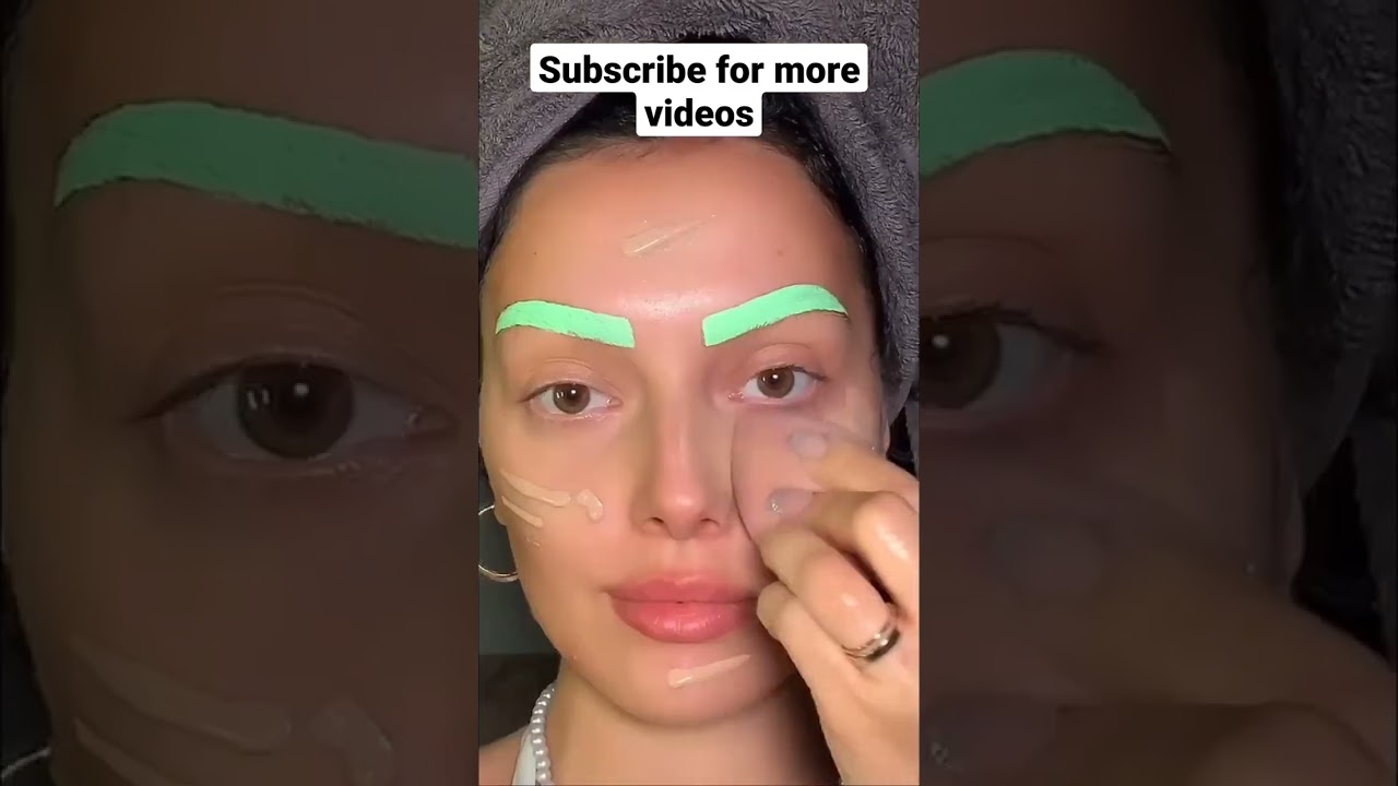 MAKEUP WITH ONE COLOUR | full face makeup using only one colour # ...