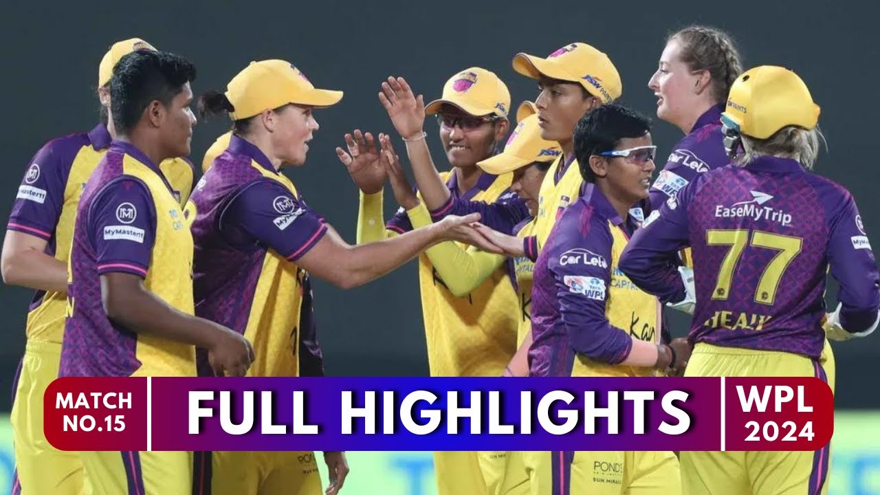 DCW vs UPW WPL 15th match highlights 2024 | 8 march 2024 | WPL Today ...