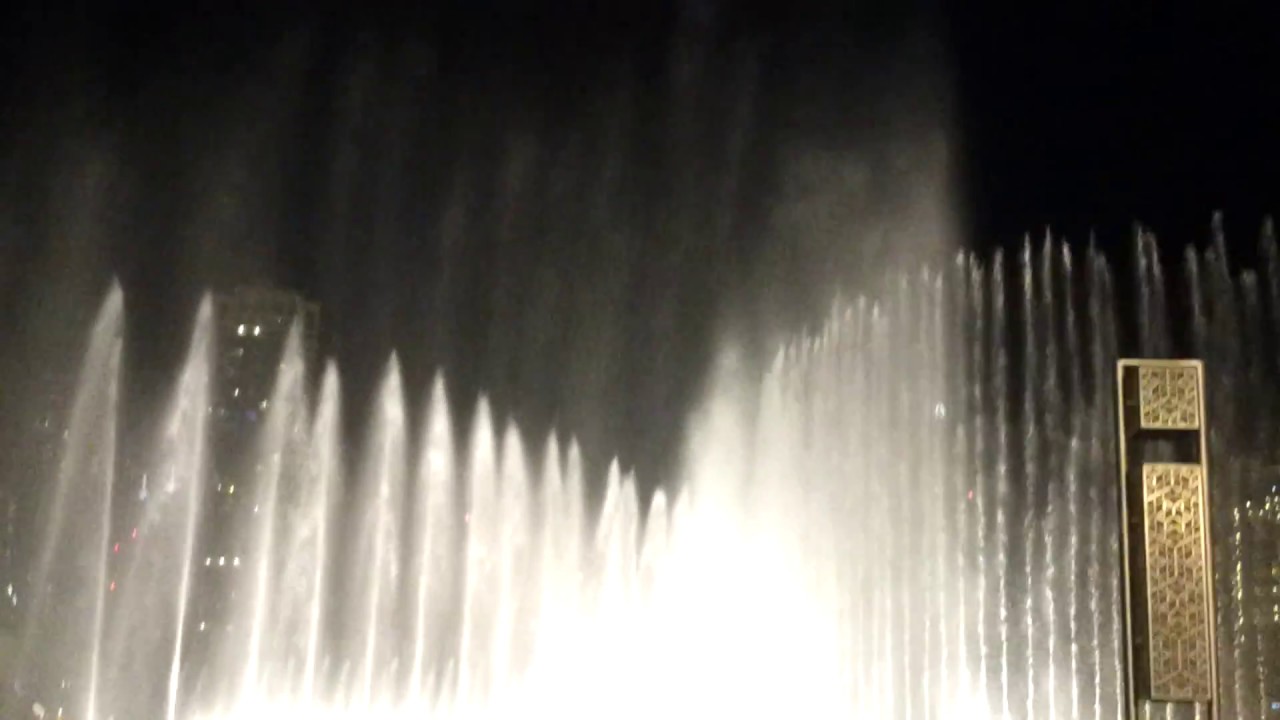 Dubai Fountain Show- Chik Chak Chok - YouTube
