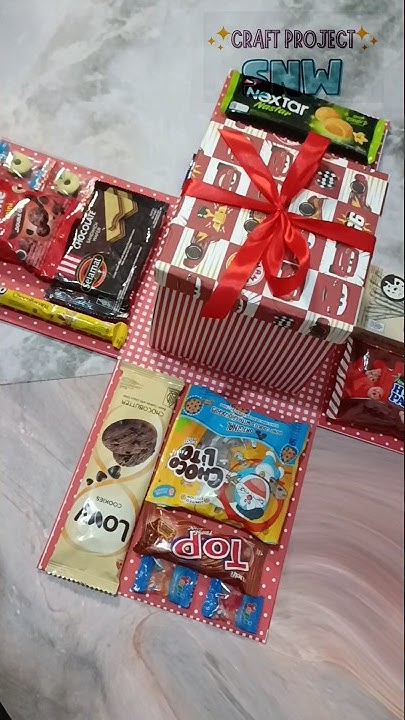 DIY Snack Explosion Box | Cars Theme Gift Box #explosionbox #giftbox ...