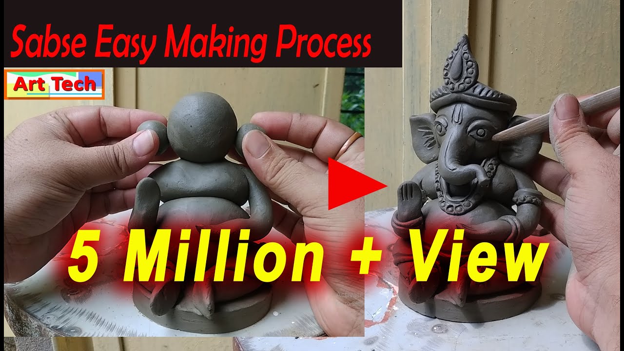 Sabse Easy Ganesh Making Process Anybody Can Make This Art Tech sabse-easy-ganesh-making-process-anybody-can-make-this-art-tech