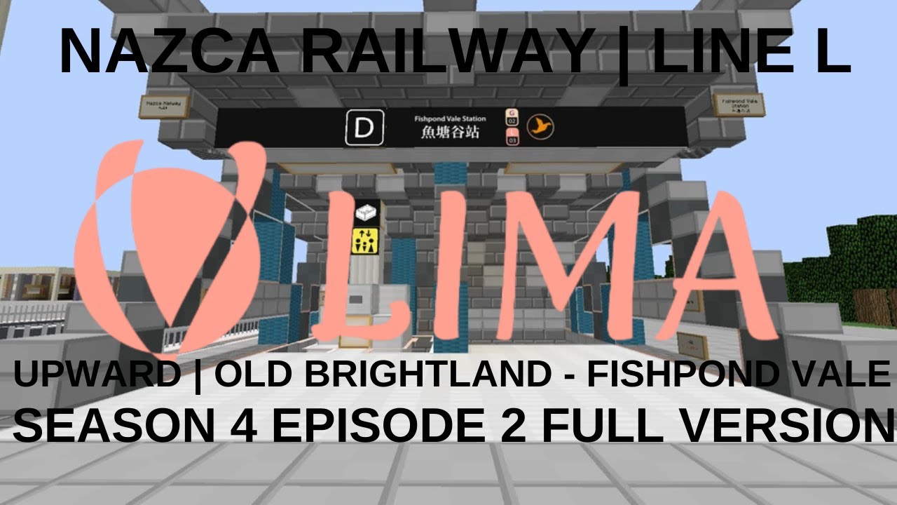 Minecraft Metro Full Ride | NR Line L - Lima Line - upward (Old Brightland - Fishpond Vale ...