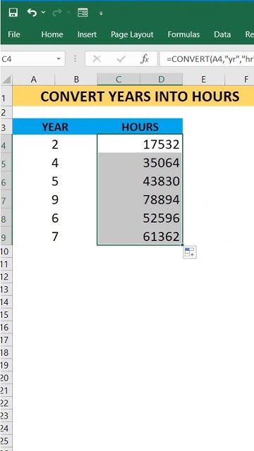 How to Convert Year into Month in Excel | Convert Formula in Excel | #msexcel excel # ...