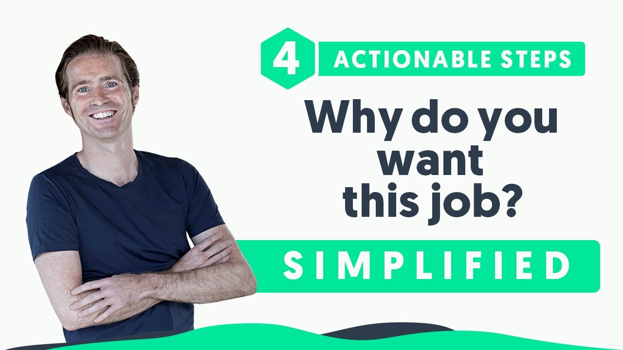 Why do you want this job - best answer for your job interview (with ...