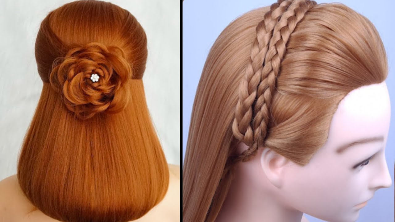 Amazing & Attractive Hairstyles For Girls || Front & Back Hairstyles ...