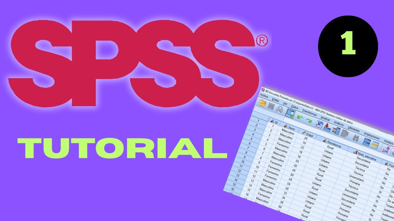 Curso de SPSS - Preparación de los Datos (CURSO GRATIS DE SPSS) - YouTube