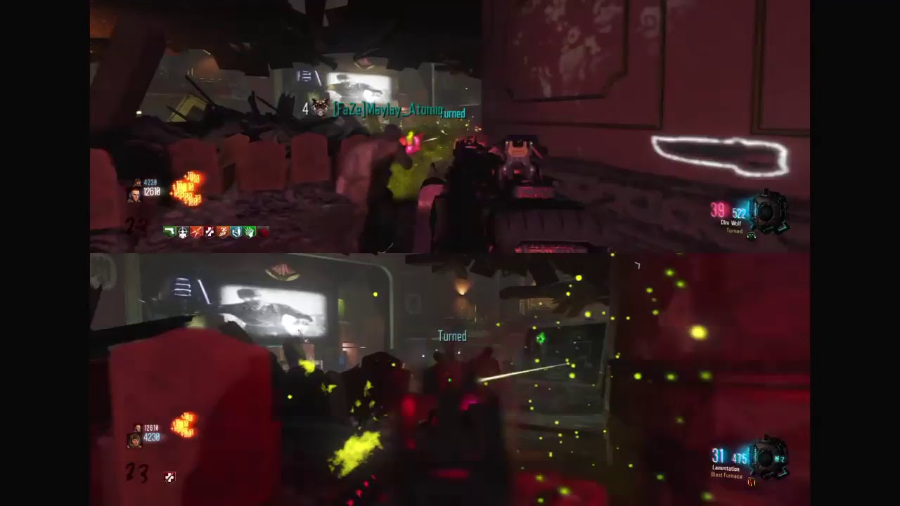 HIGH ROUNDS BO3 Kino Der Toten split\screen - YouTube