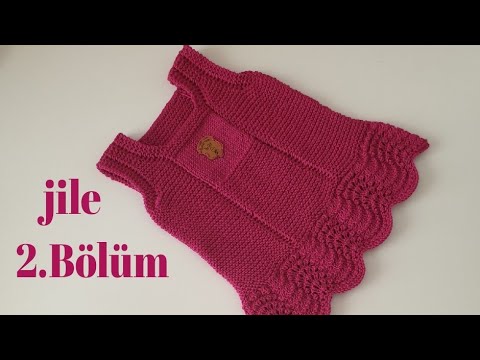 #elifpirenvise Bebek Elbisesi ( Jile ) 2.BÖLÜM #babydress